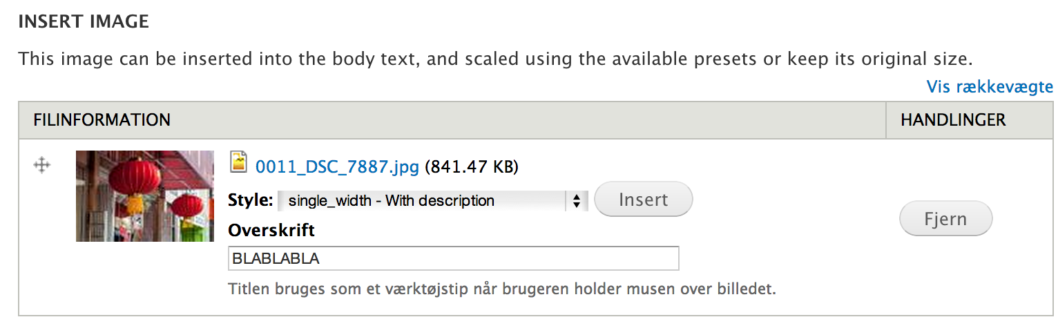 Insert image with text | Drupal.org Insert image with text | Drupal.org